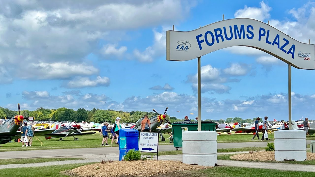 Forums Plaza at EAA AirVenture Oshkosh - YouTube