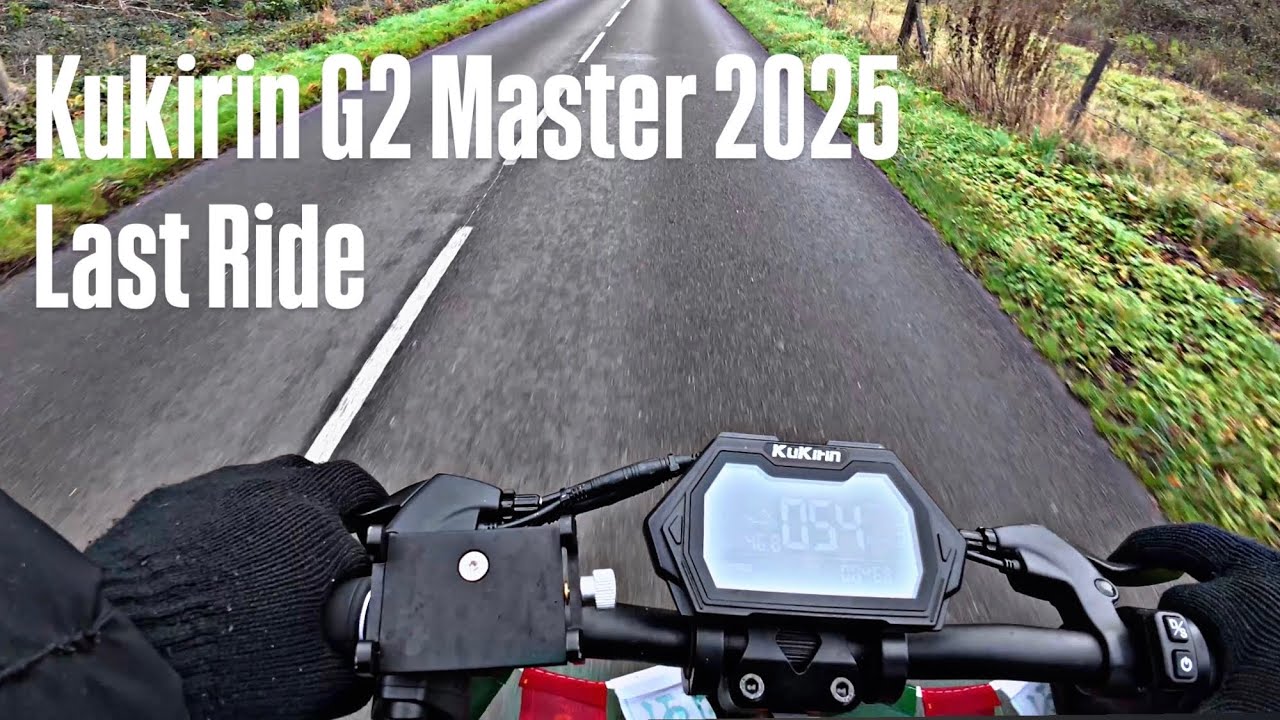 Last Ride with my Kukirin G2 Master 2025 Edition || Ride Safe - YouTube