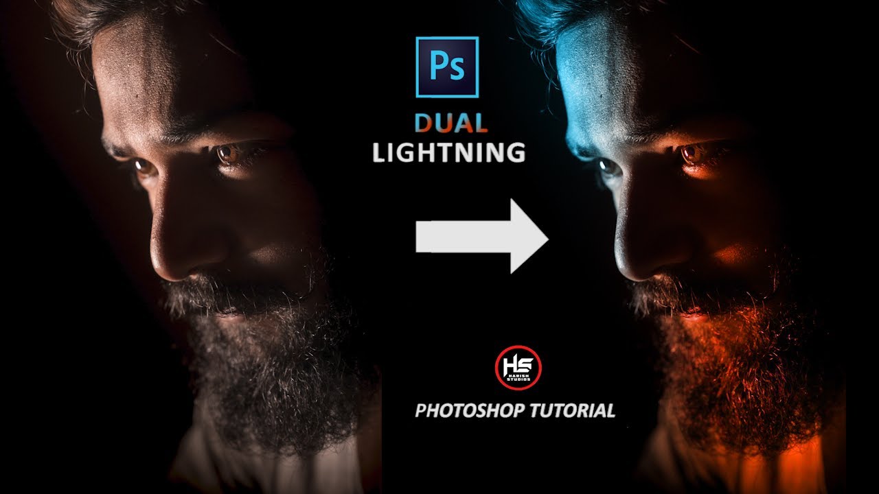 How to Make Portrait Dual Lighting Effect in Adobe Photoshop [ Tutorial ...