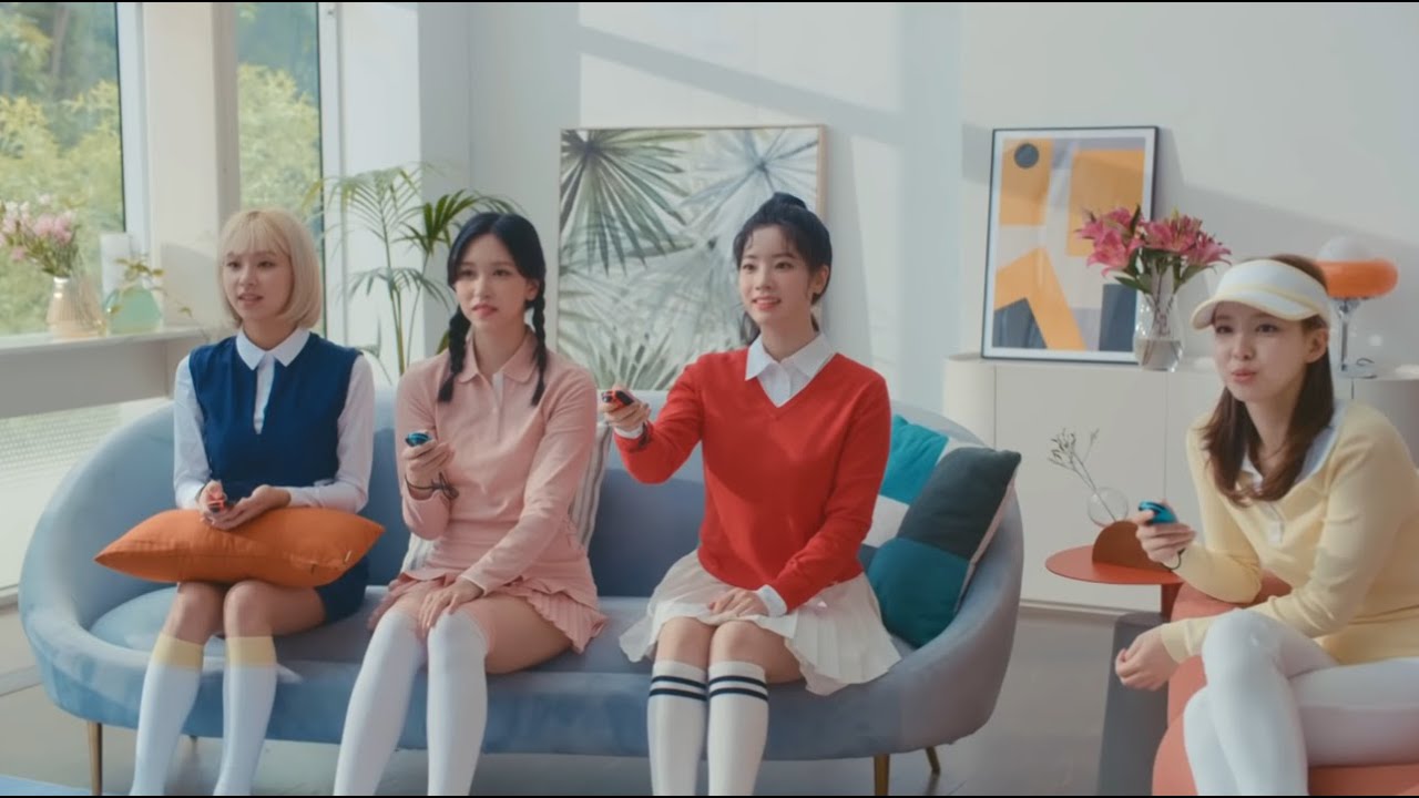 TWICE x Nintendo Switch - RingFit Adventure + Mario Golf Super Rush ...
