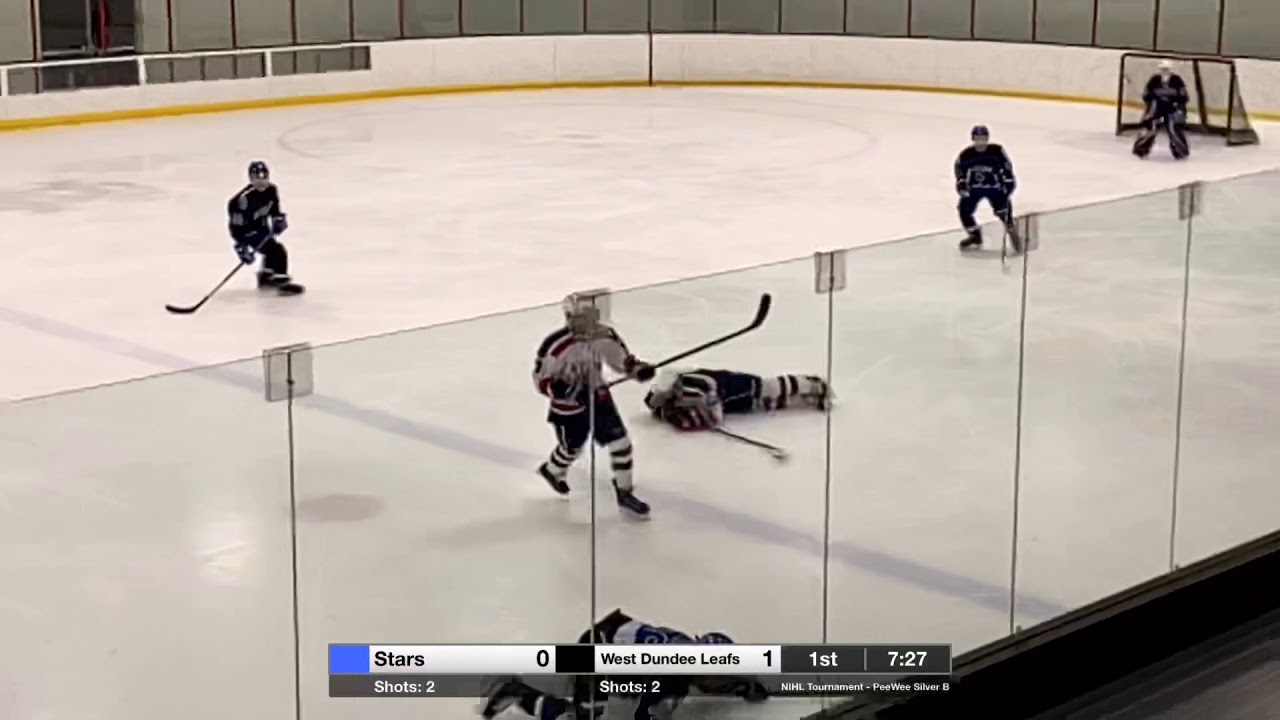 Glenview Stars PeeWee A1 2/15/20 - 1st Period vs Leifs - YouTube