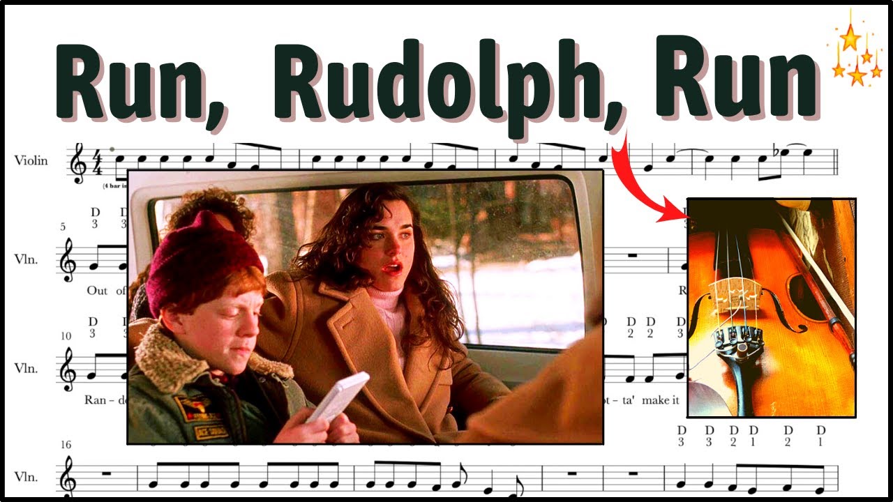 Run Rudolph Run - Home Alone - Violin Play Along - YouTube
