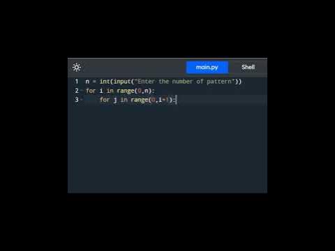 star pyramid pattern python #shorts #Python #pattern #tips #star # ...