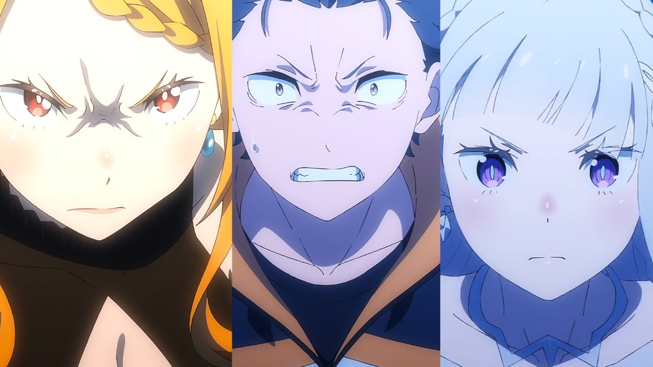 Subaru-Emilia-Priscilla vs Regulus-Sirius [Re:Zero AMV] Beginning Again ...