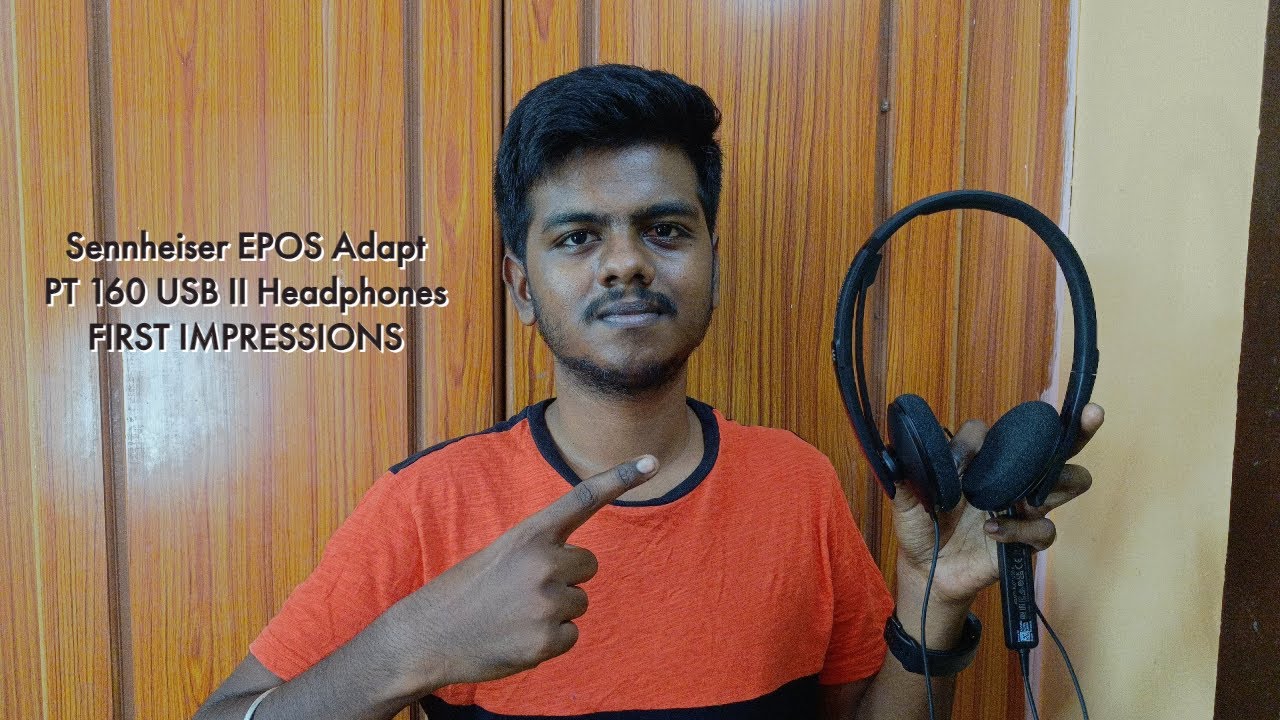 Sennheiser EPOS Adapt 160T USB II Headphones First Impressions - YouTube