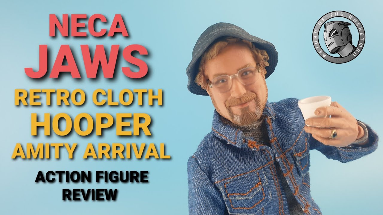 neca Jaws Hooper (Amity arrival) retro cloth action figure inhand ...