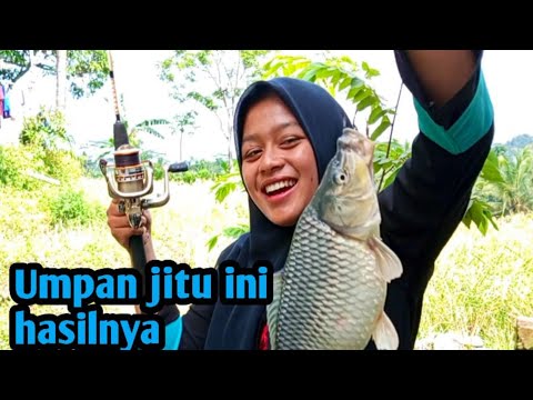 Neng silvina gadis desa jago mancing