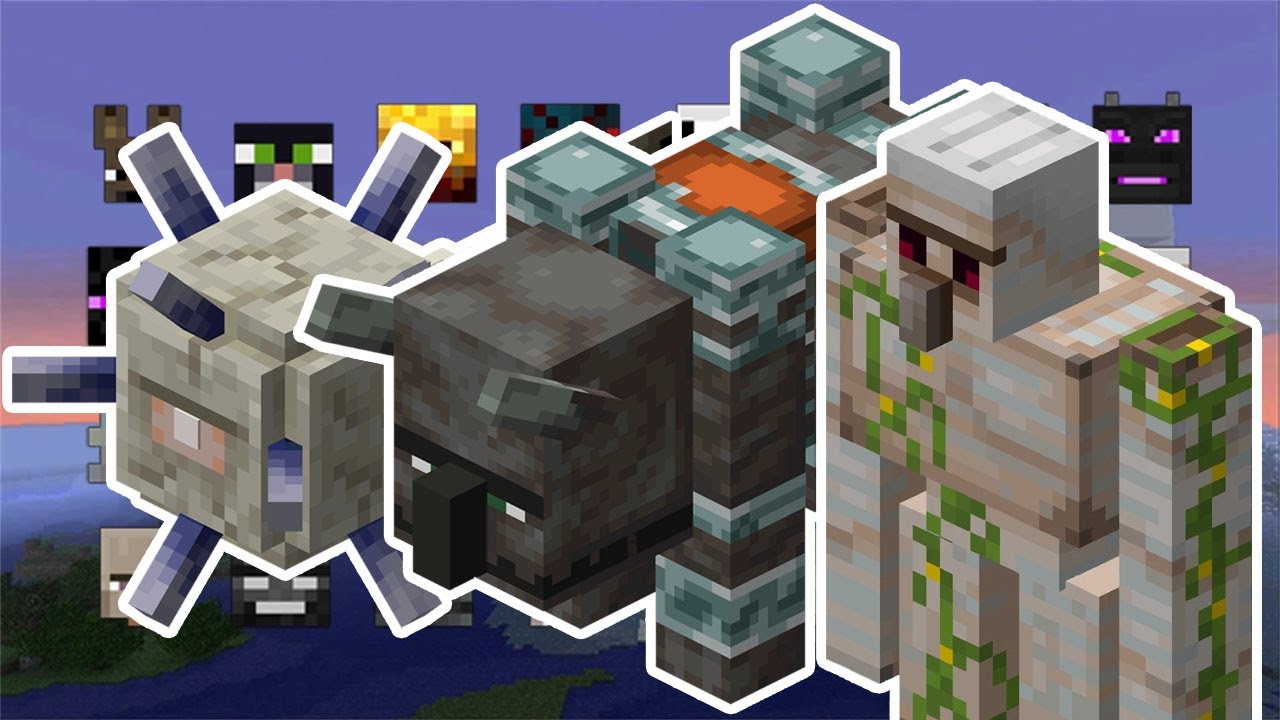 BIG MOB TEAM VS 15 OF EVERY MOB | MINECRAFT - YouTube