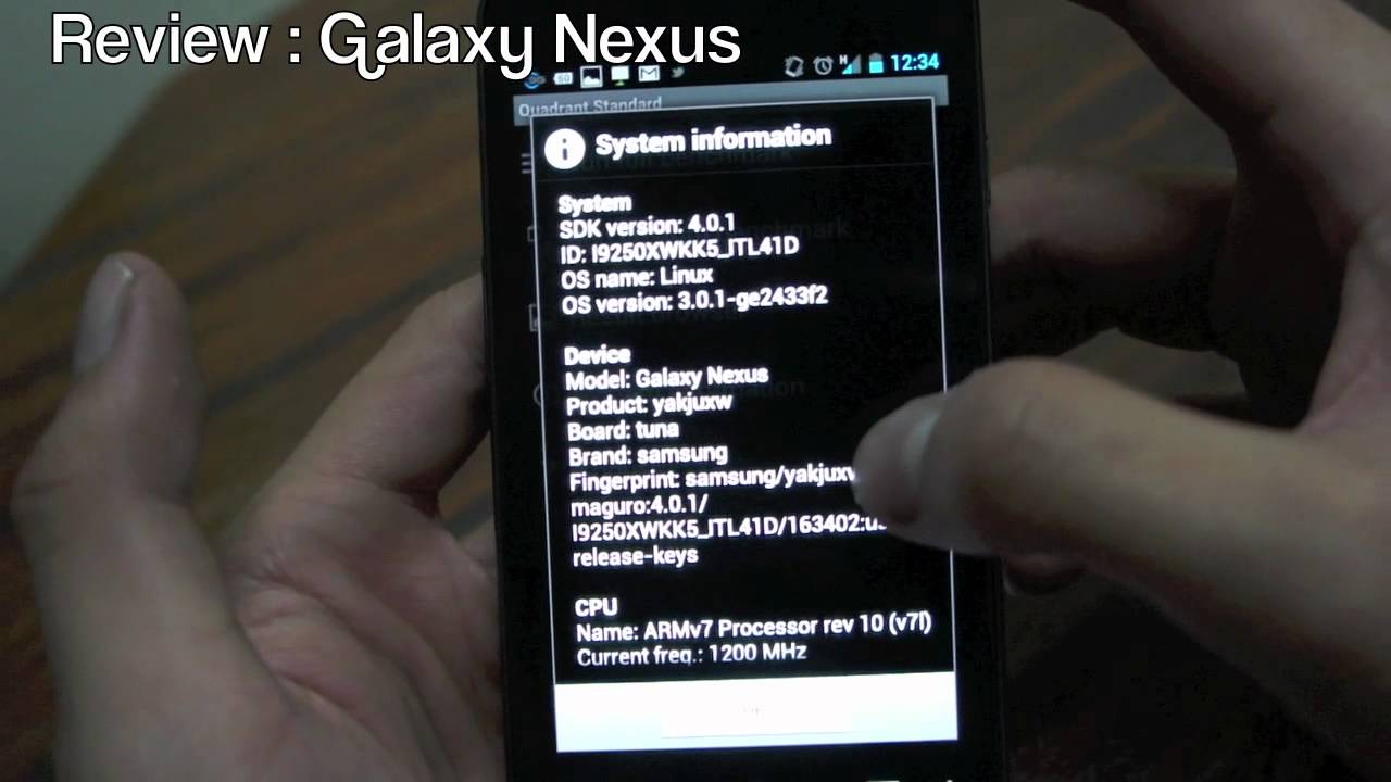 Review : Samsung Galaxy Nexus 5/5 - YouTube