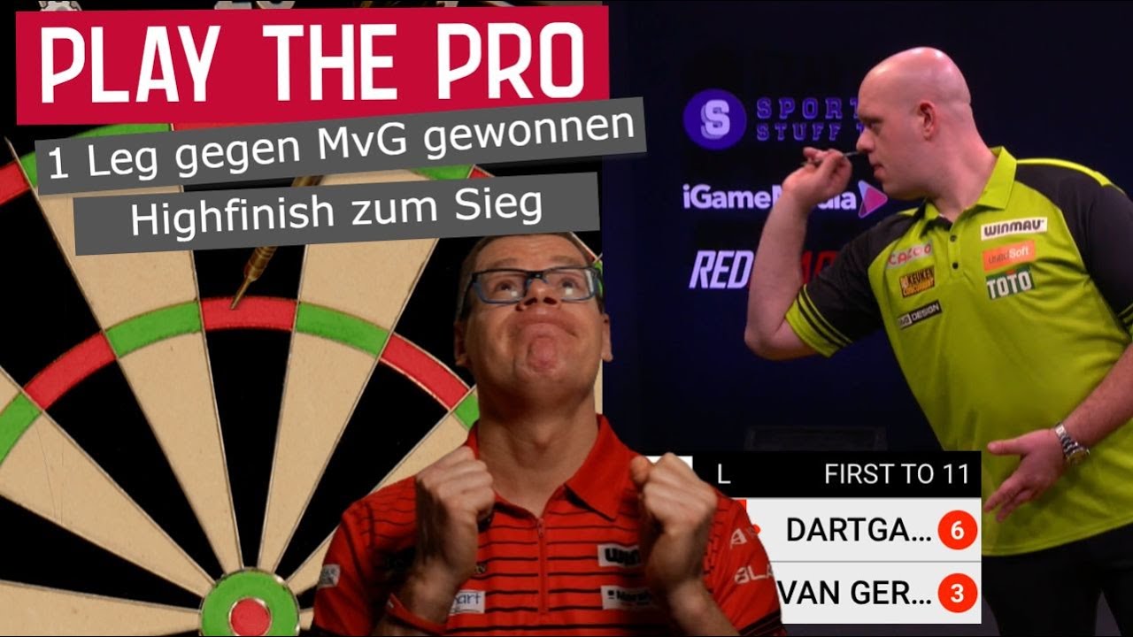 Krass! Habe gegen MvG gespielt 😎& 1 Leg gewonnen!! PLAY THE PRO ...