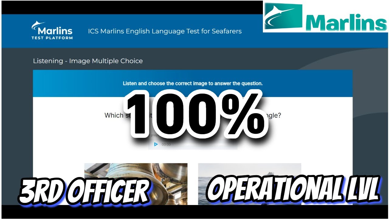 Marlins Test 100% July 2024 3rd Officer - YouTube