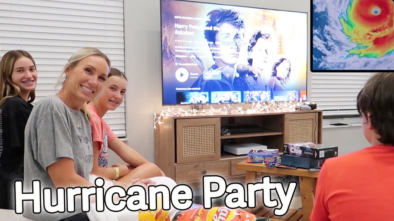Hurricane Party as Idalia makes landfall - YouTube