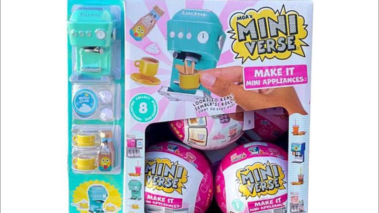Unboxing Mini-Verse Make It Mini Appliances! - YouTube