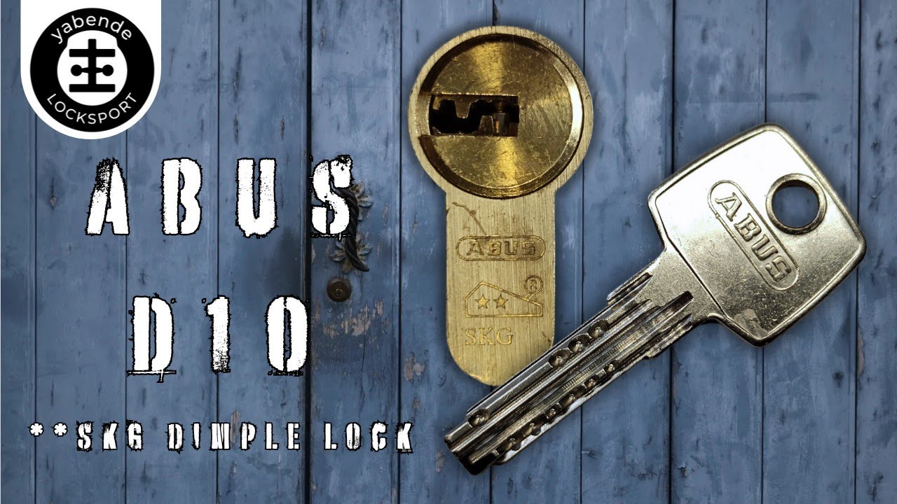 ABUS D10 picked and gutted - YouTube