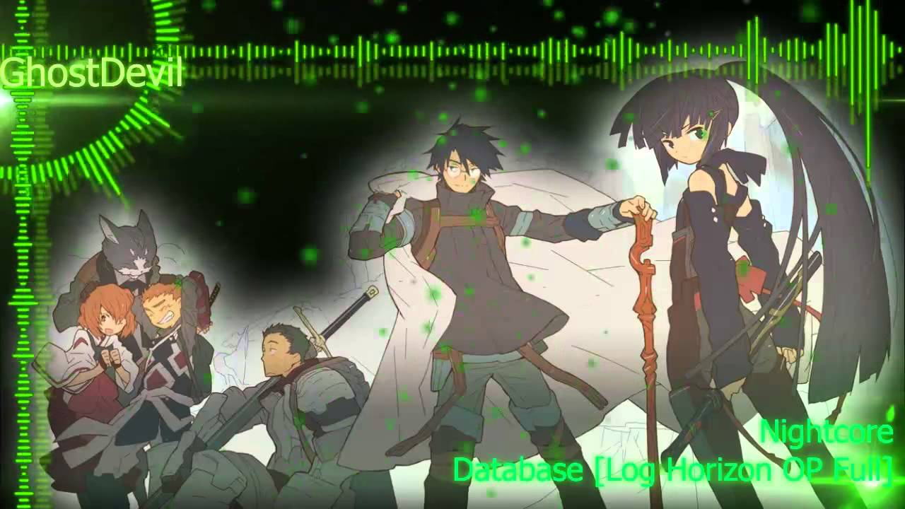 Nightcore - Database [Log Horizon OP Full] - YouTube