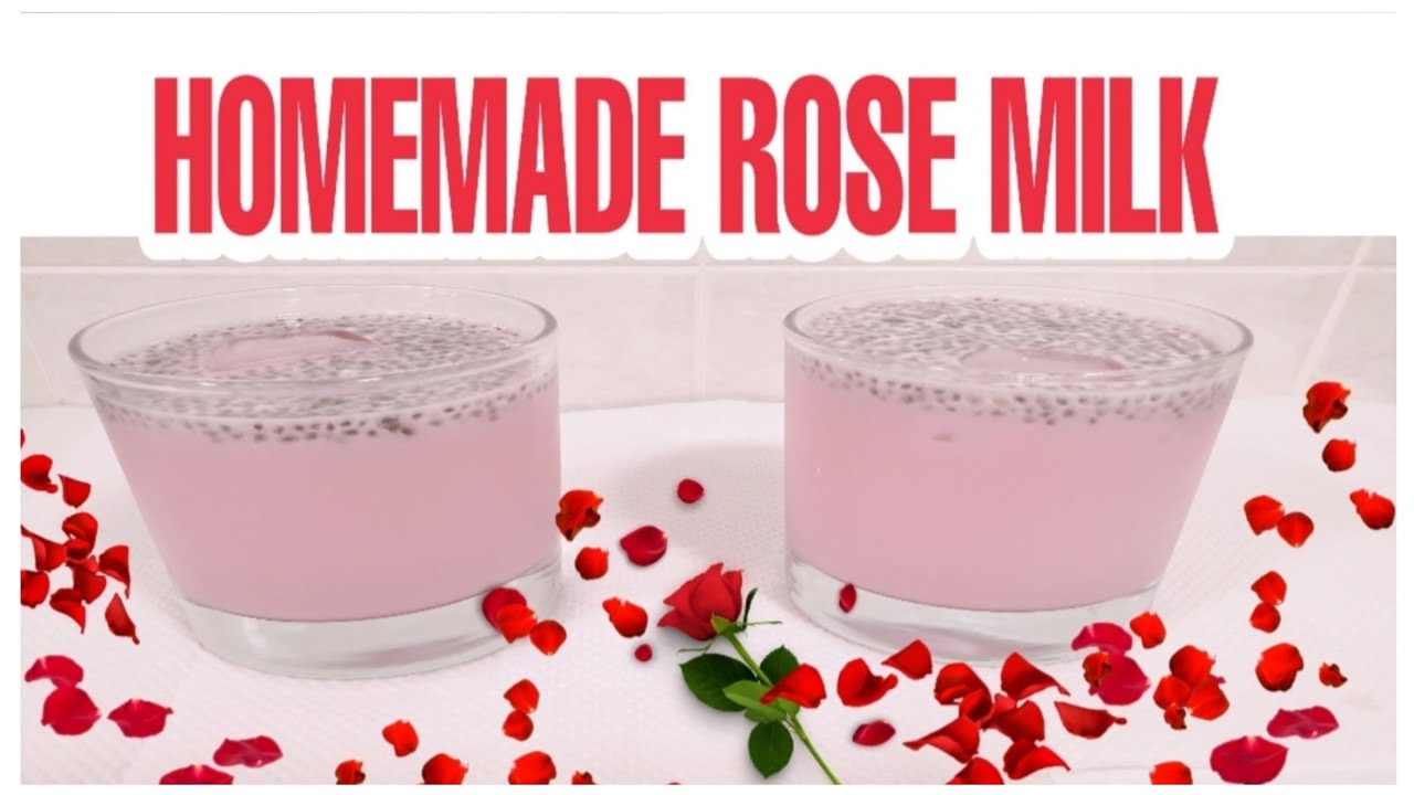 HOW TO MAKE ROSE MILK SINGAPOREAN ROSE MILK DRINK BANDUNG ROSE MILK how-to-make-rose-milk-singaporean-rose-milk-drink-bandung-rose-milk