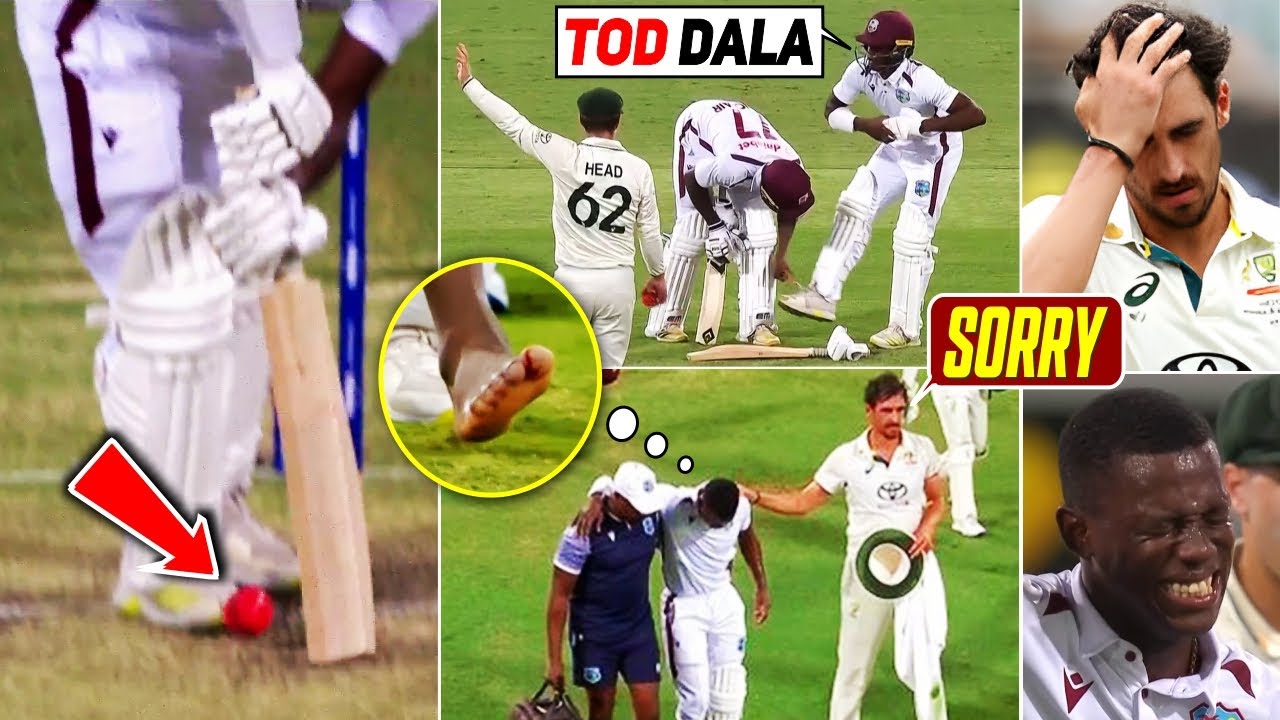 Mitchell Starc Deadly Yorker Injured Shamar Joseph Toe🤯 - YouTube