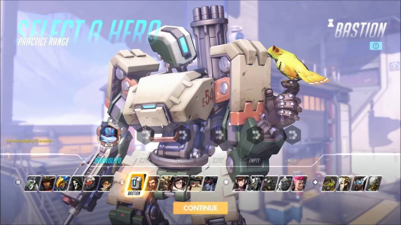 Overwatch Character Bastion - YouTube