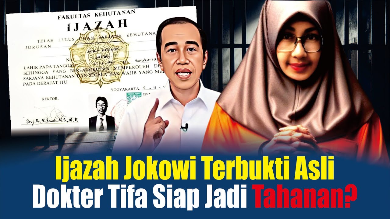 Jadi Tahanan dan Pakai Baju Orange, Dokter Tifa Tak Gentar Soal Ijazah ...