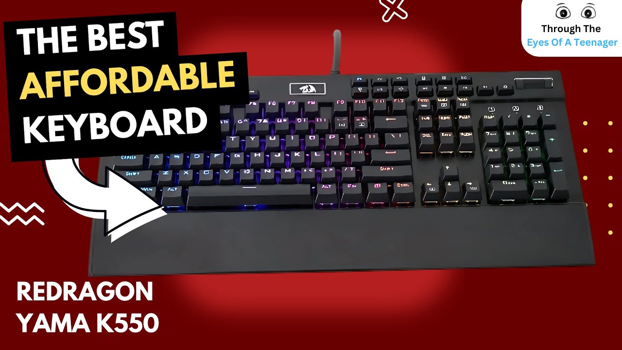 Best Budget Gaming keyboard in 2025? Redragon YAMA K550 Review - YouTube