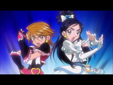 Pretty Cure All-Stars Cure Black & Cure White Abridged Transformation Original Jap & Canadian Dub