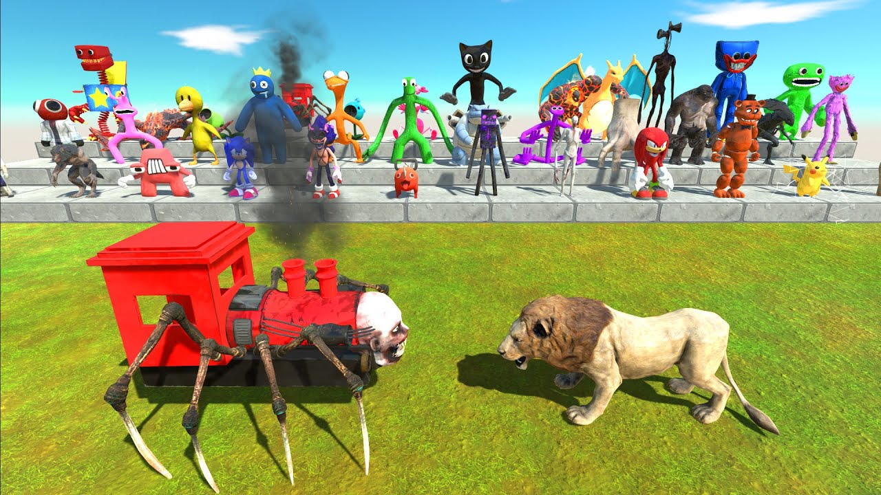 Lion Attack Creepy Monster - ARBS - YouTube