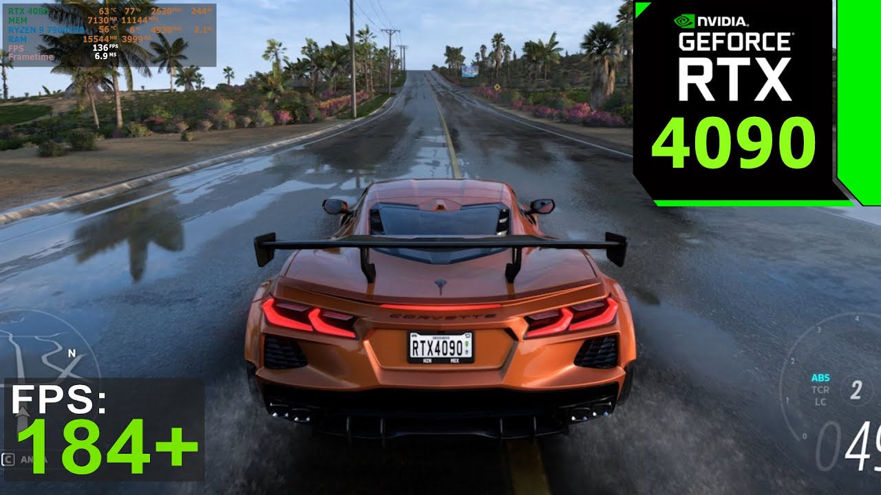 Forza Horizon 5 : RTX 4090 24GB (4K Maximum Ultra Settings DLSS ON/RTX ...
