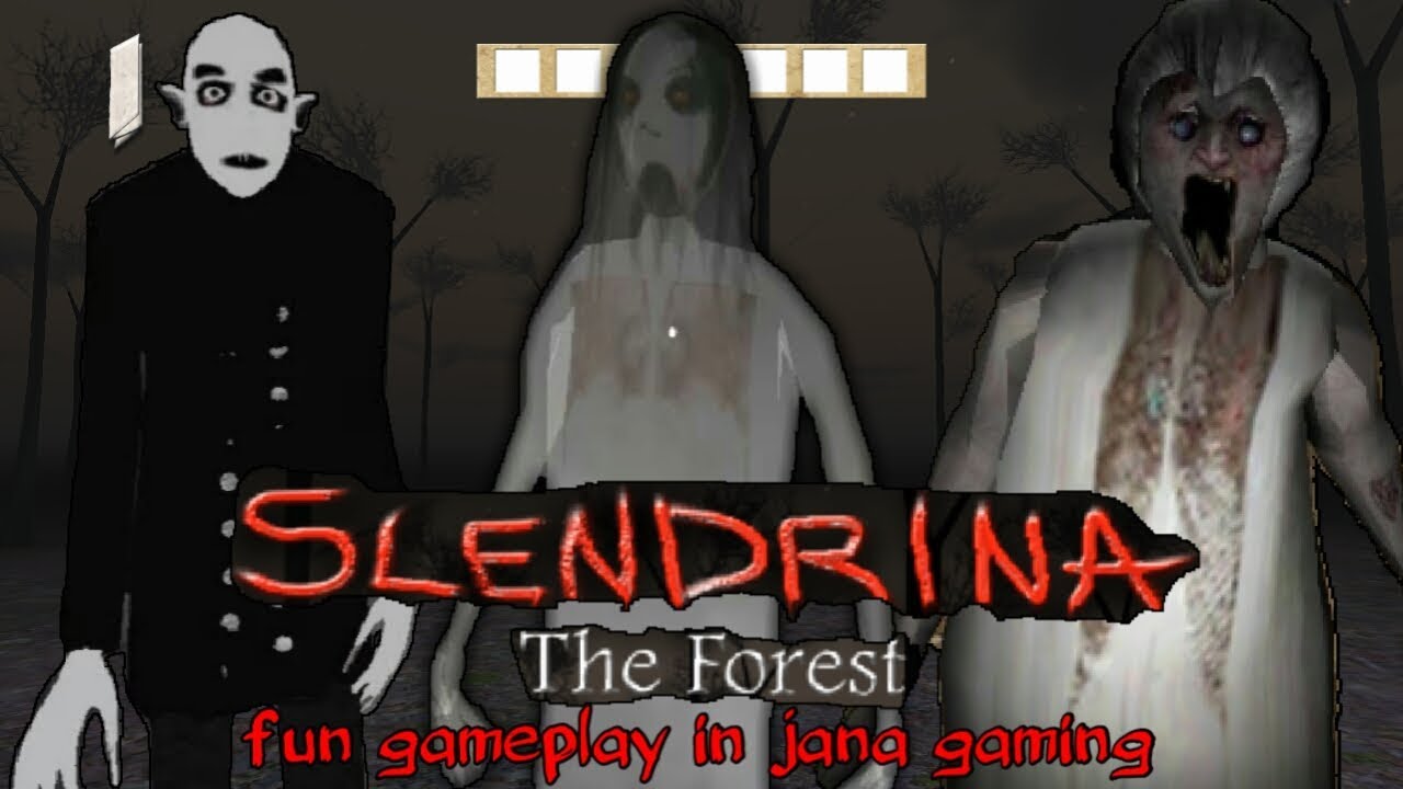 slendrina the forest fun gameplay in jana gaming - YouTube