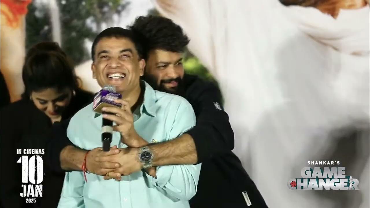 Producer Dil Raju Speech At Game Changer Trailer Launch Event || Ram Charan Shankar || Dil Raju ...