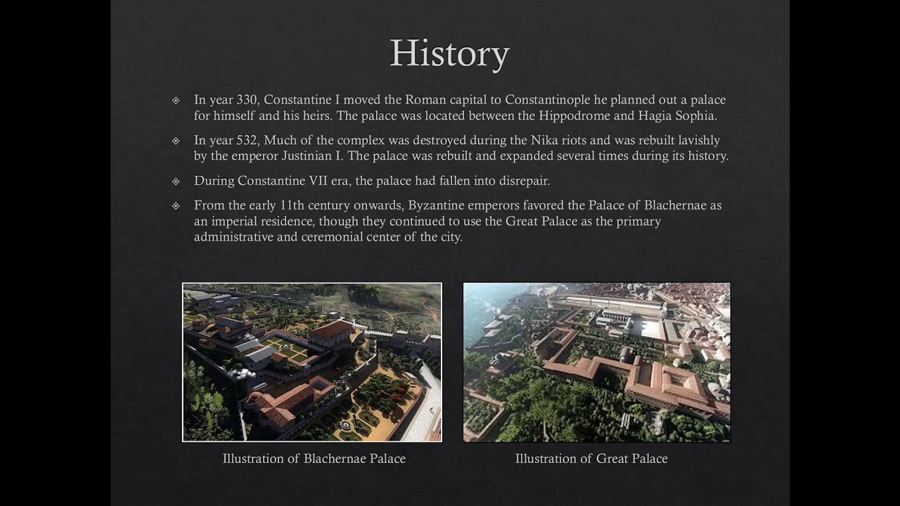 Great Palace Of Constantinople and Great Palace Mosaic Museum - YouTube