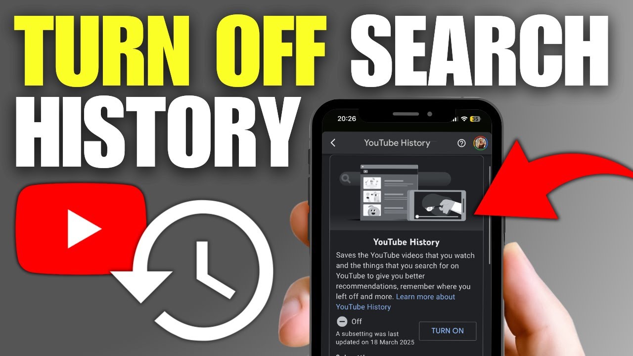 How To Turn Off Search History on Google (Mobile) - YouTube