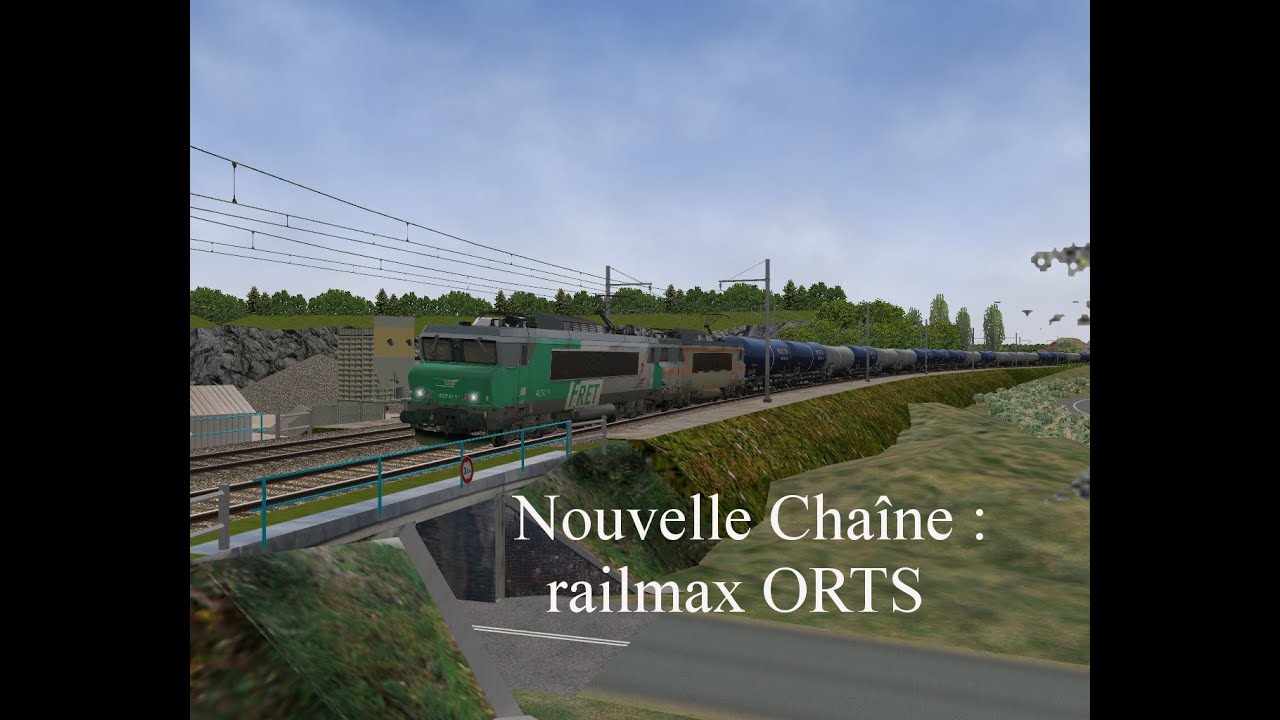 Présentation de ma chaîne secondaire railmax ORTS - YouTube