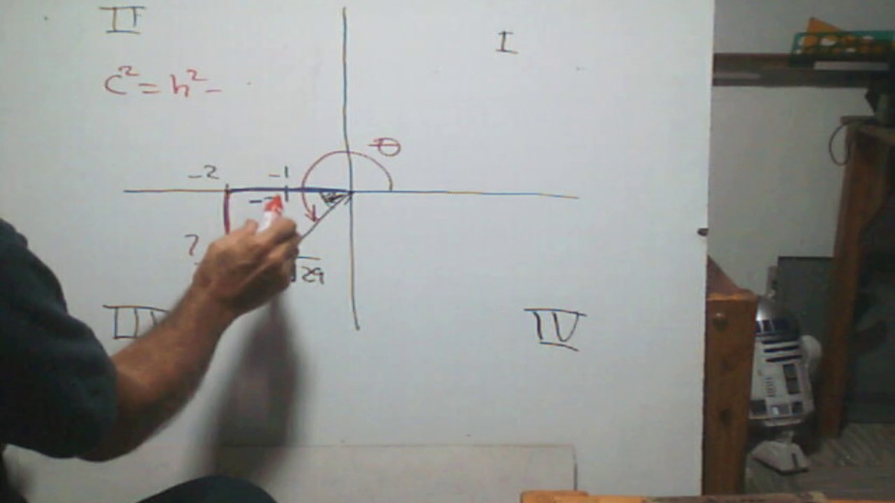 Dado cos (theta) cuadrante III hallar sin y tan de angulo Theta a ...
