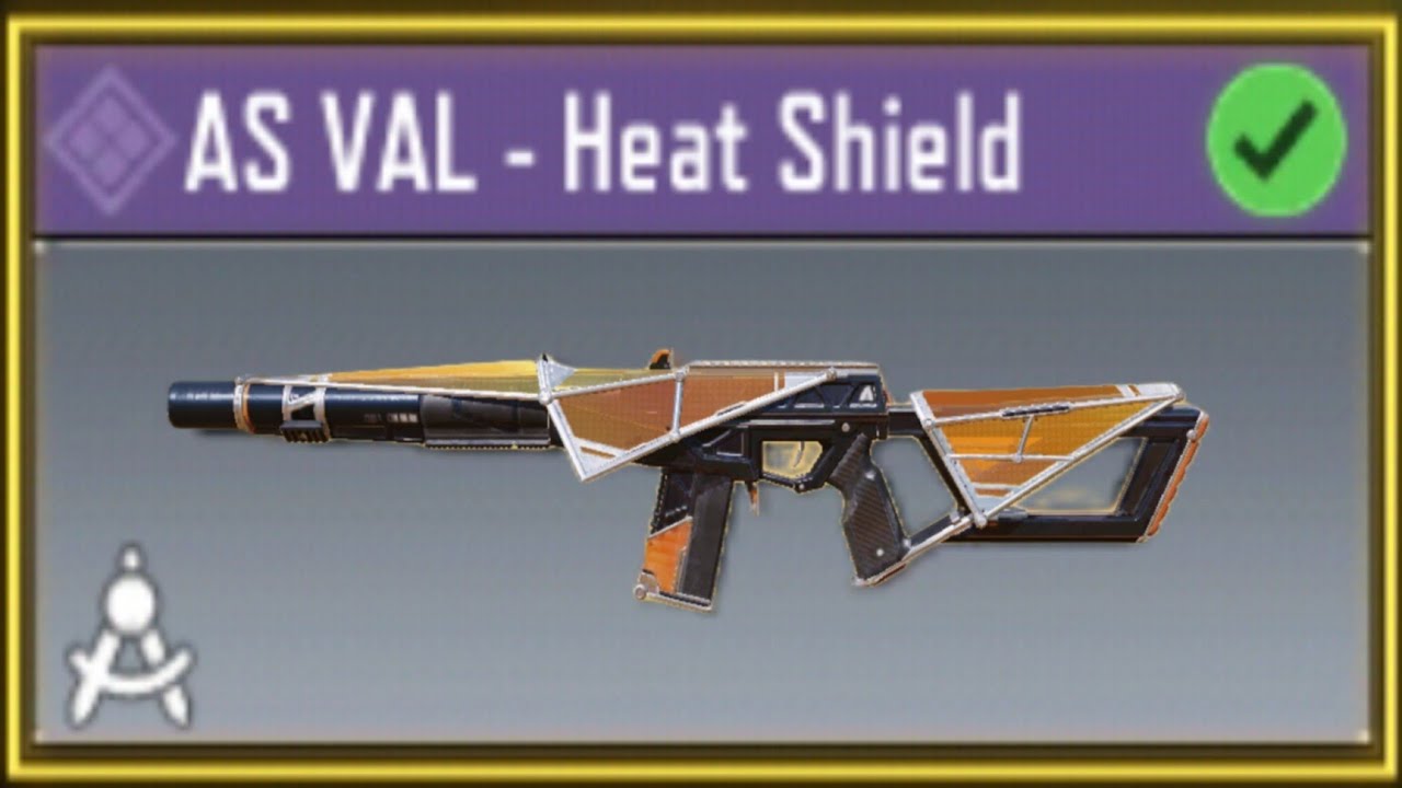 AS VAL - Heat Shield Better Than Mythic Cod Mobile - YouTube