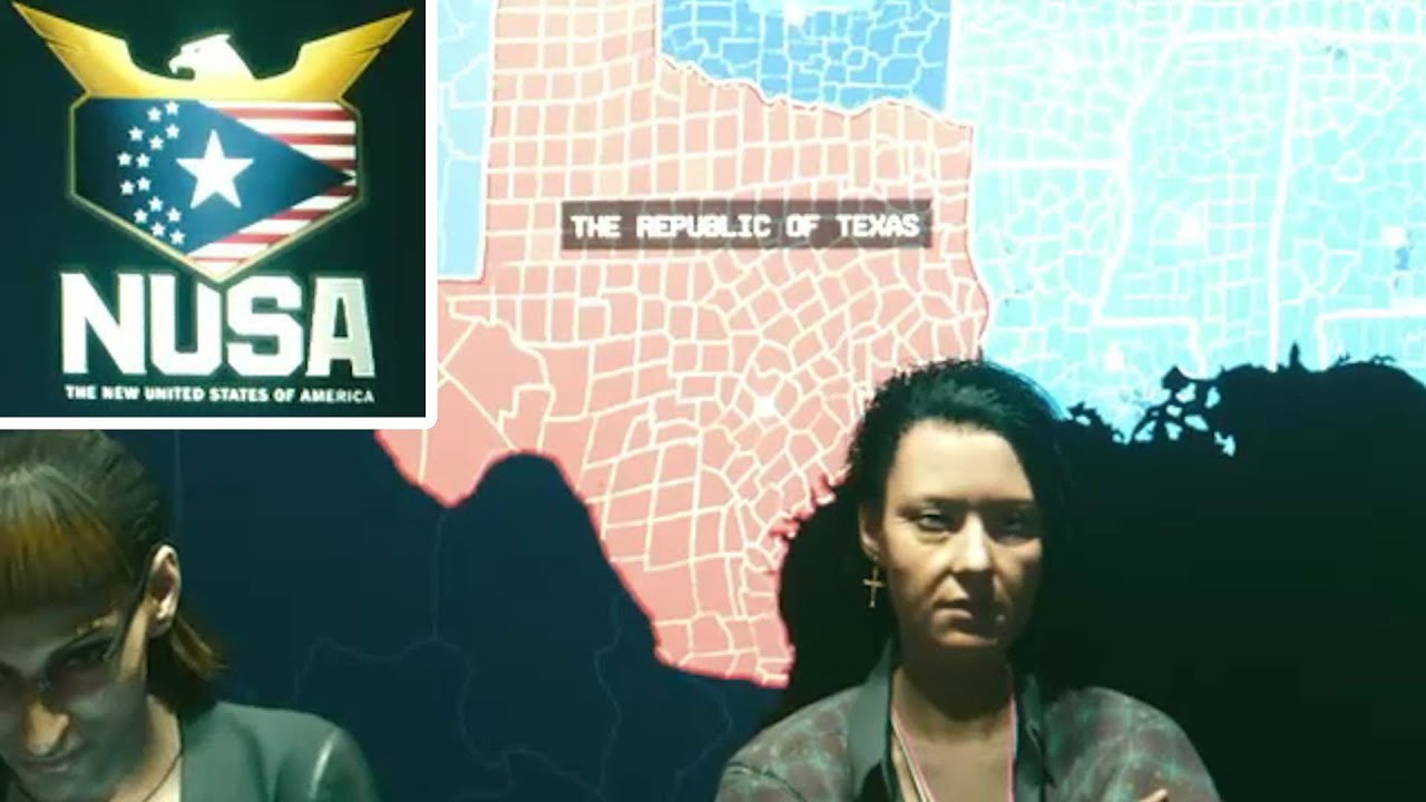 The New United States of America Map - Cyberpunk 2077 Game - YouTube