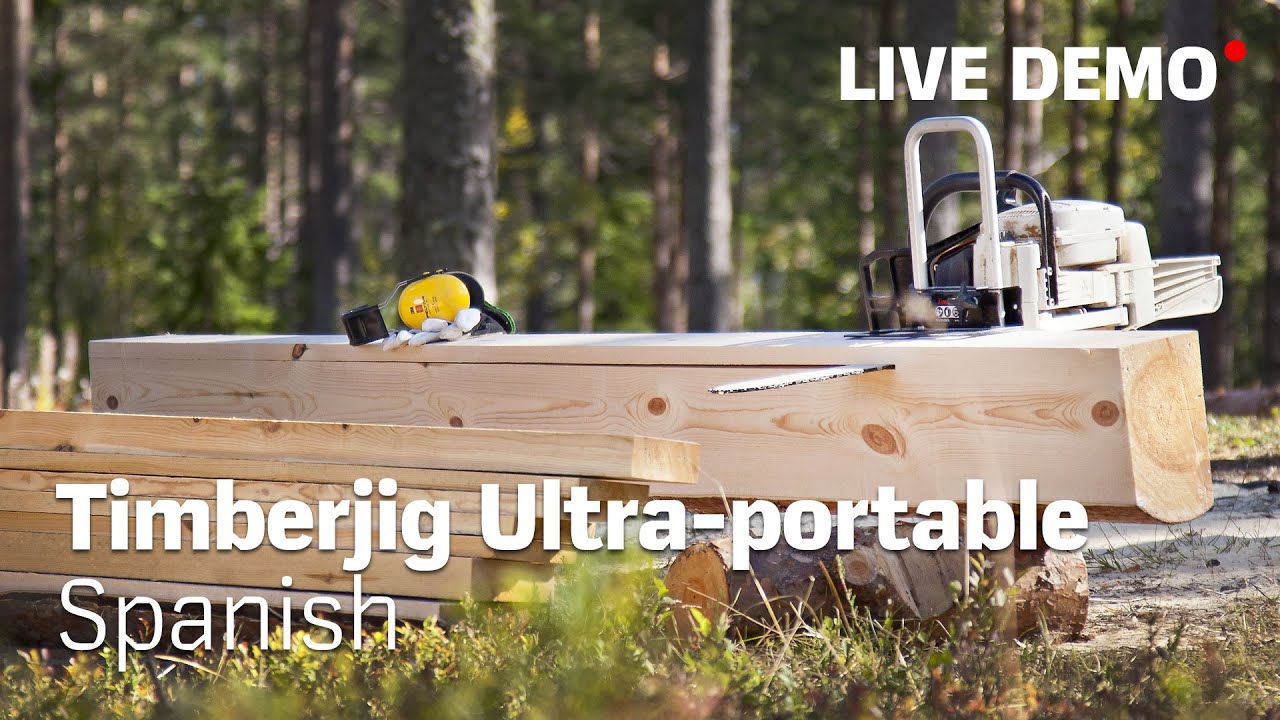 LOGOSOL | Live demo - Timberjig Ultra-portable (Spanish) - YouTube