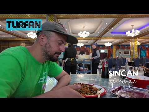Tuyuk Köyü Dönüşü Bir Uygur Restoranı Turfan Gaochang yolu