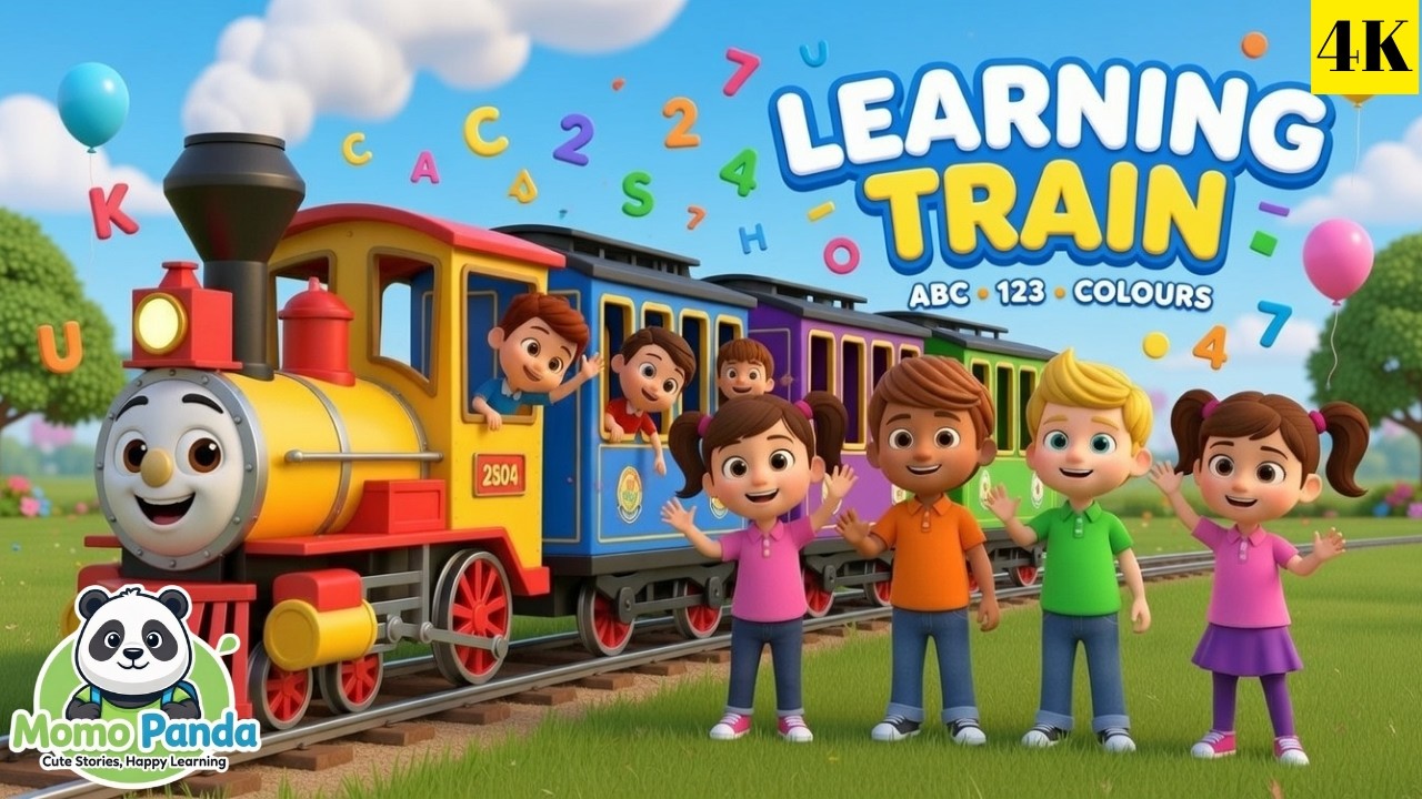 Train for Kids 🎵 ABC, 123, Colors & Shapes | Fun Educational Song for ...