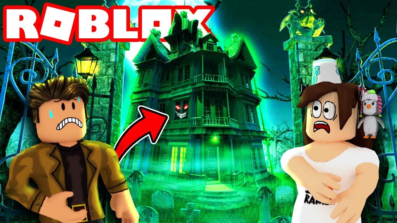 ALONE IN A HAUNTED HOUSE IN ROBLOX? - YouTube