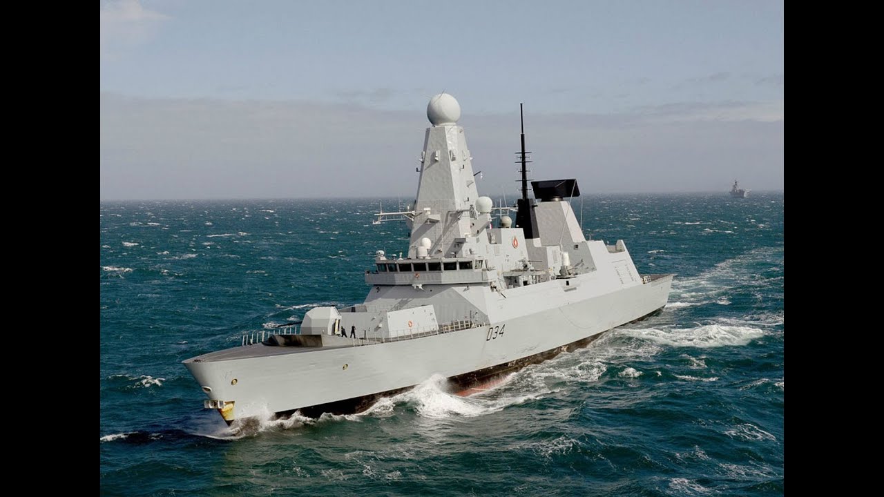 HMS Diamond In Aberdeen Visit - YouTube