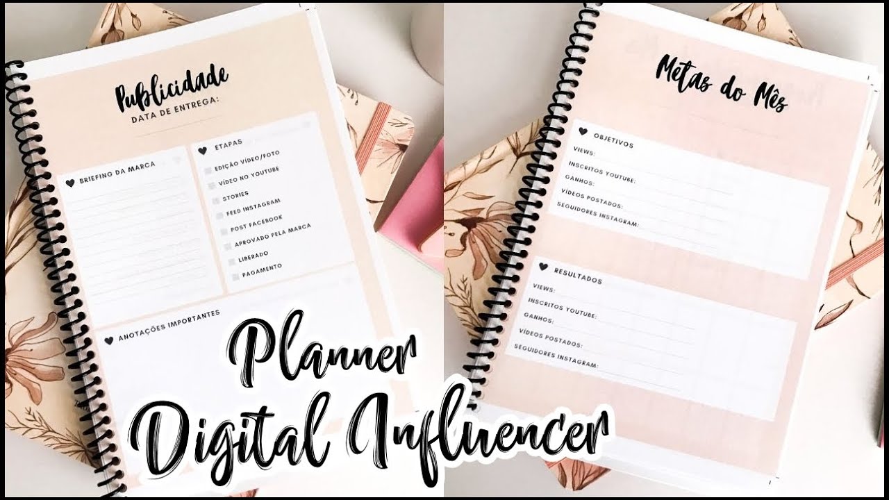 Planner para Digital Influencer - YouTube