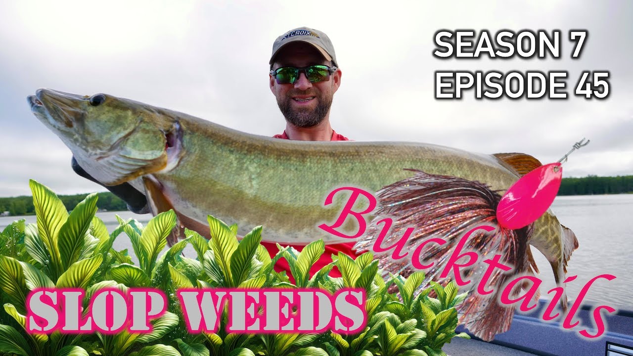 SLOP Weeds and Muskies: How to Work Bucktails in HEAVY WEED COVER! S7 ...