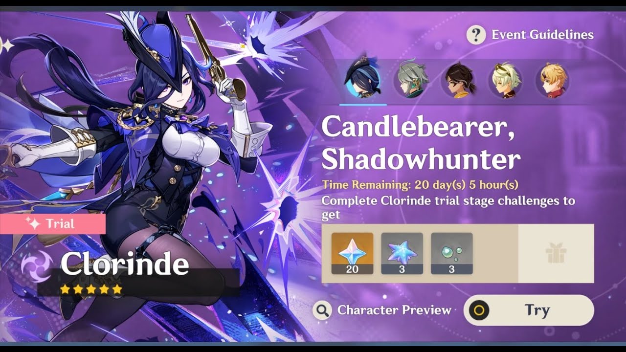 Clorinde Test Run. 4.7 Banner - Genshin Impact - YouTube