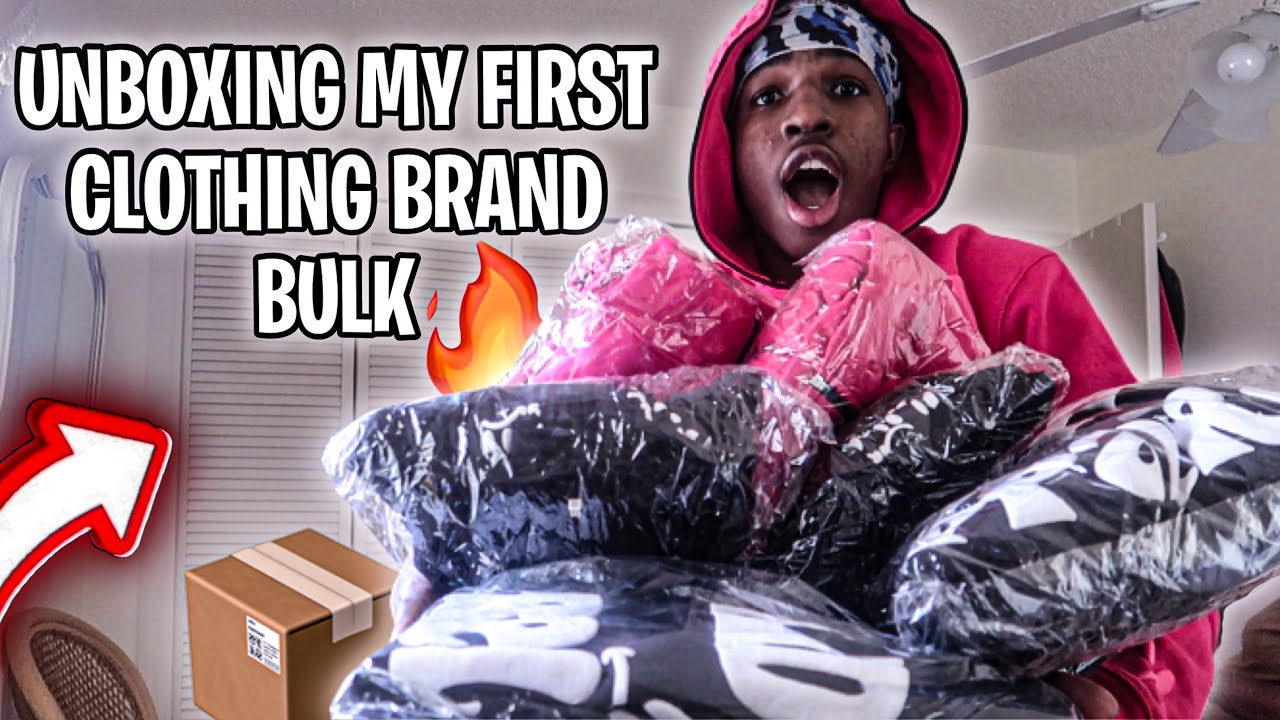 UNBOXING MY FIRST EVER CLOTHING BRAND BULK🔥📦 | METRIII TV - YouTube