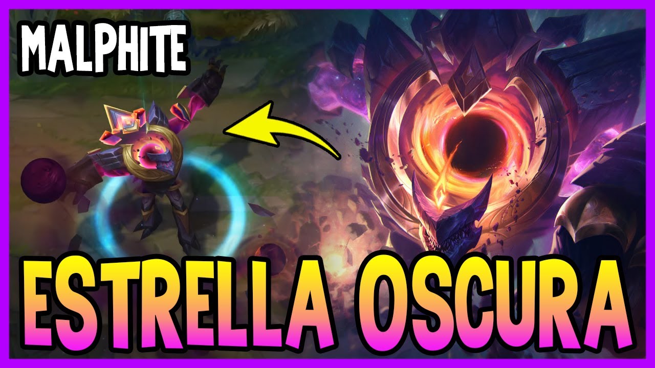 SKIN de Malphite ESTRELLA OSCURA | League of Legends - YouTube