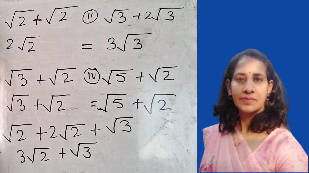 Addition And Subtraction Of Root ||Solved Problems On Root|| - YouTube