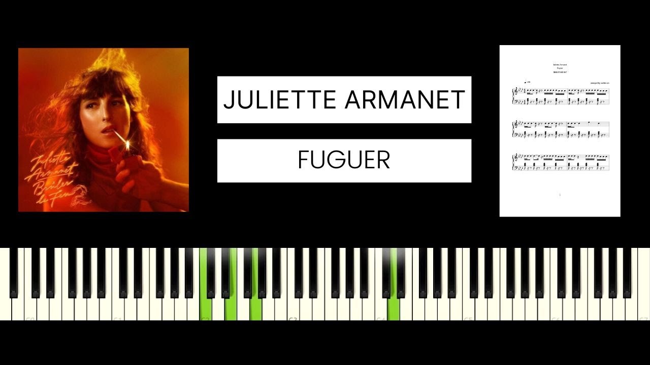 Juliette Armanet - Fuguer (BEST PIANO TUTORIAL & COVER) - YouTube