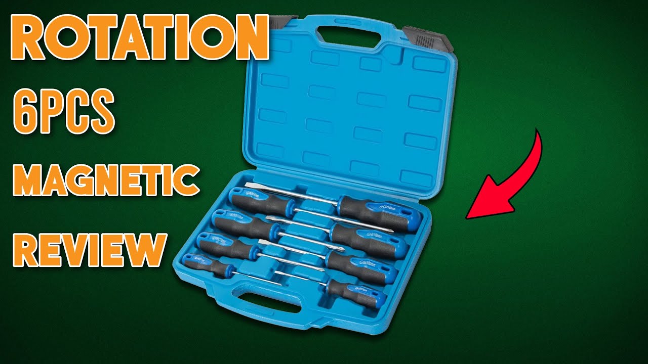 Rotation 6PCS Magnetic Tip Screwdriver Set Review - Essential Tools for ...