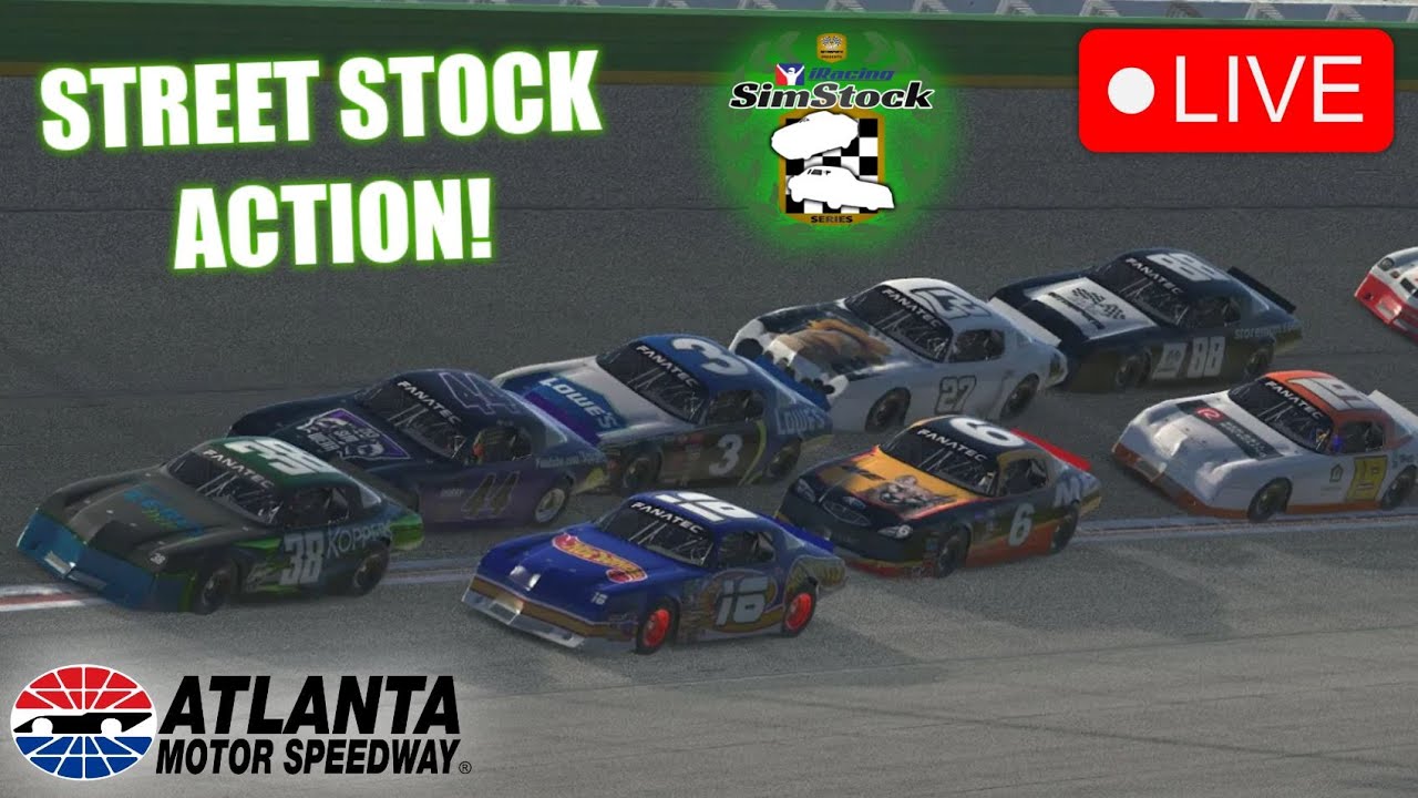 ATLANTA STREET STOCK iRACING LIVE! - MC Motorsports SimStock Series ...