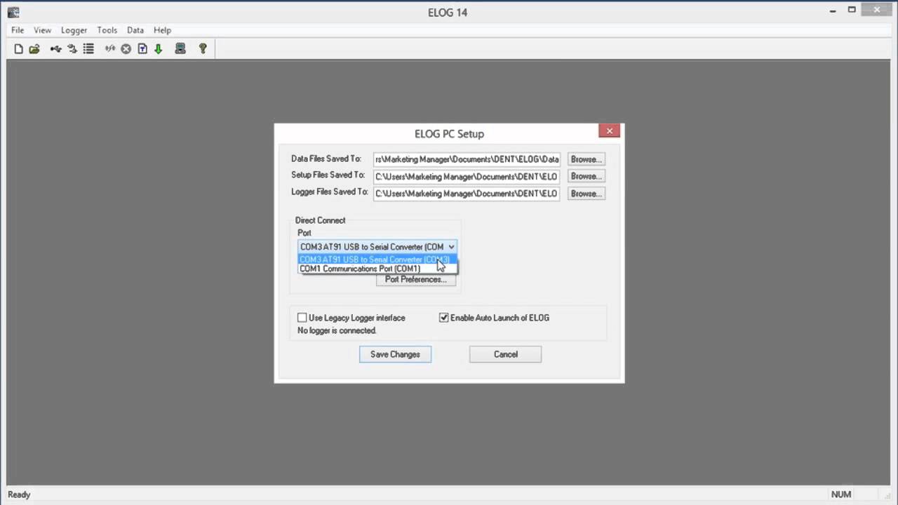 ELITEpro XC™ ELOG™ Software